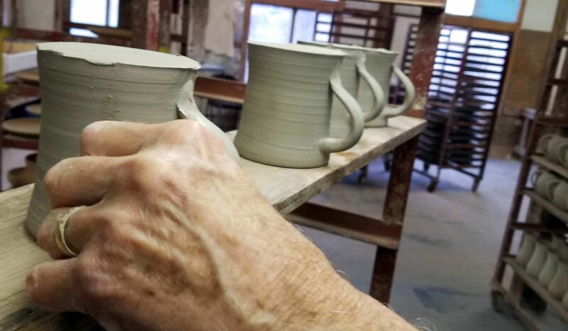 How we make our Handcrafted Ceramic Mugs | Emerson Creek Pottery