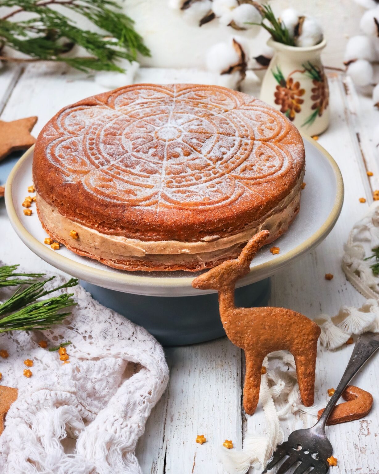 Gingerbread Shortbread Cake | Emerson Creek Pottery 's Handmade Pottery