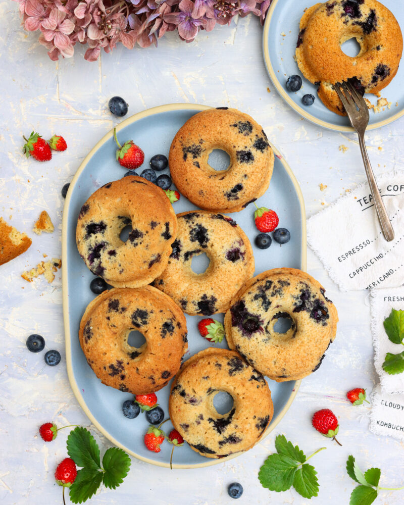 Baked Blueberry Donuts | Emerson Creek Pottery 's Handmade Pottery
