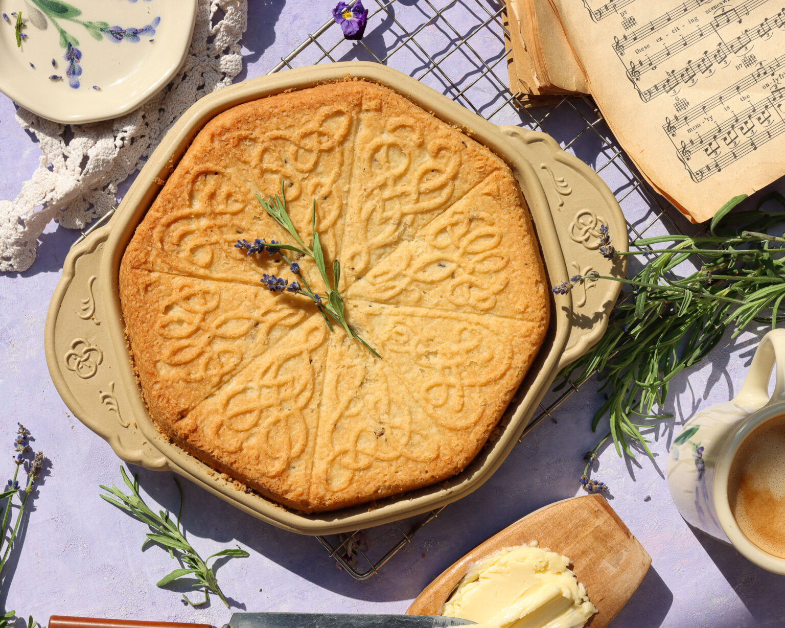 How to Make Lavender Shortbread Cookies